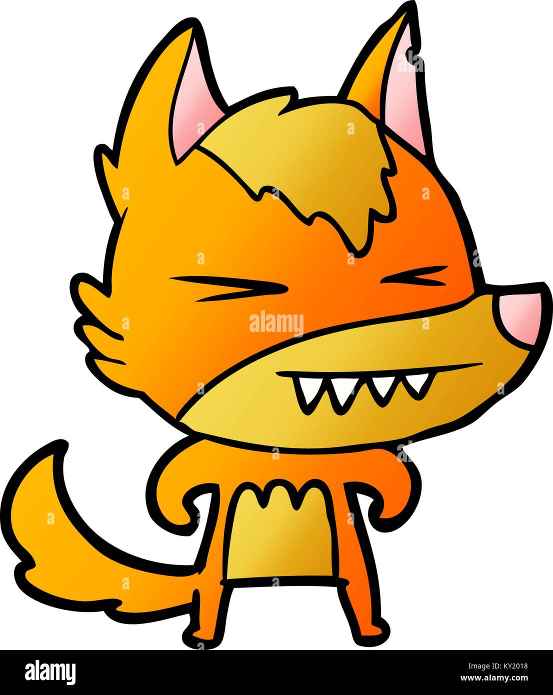 fox cartoon character Stock Vector Image & Art - Alamy