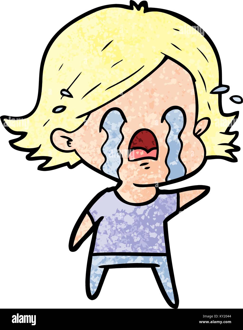 cartoon woman crying Stock Vector Image & Art - Alamy