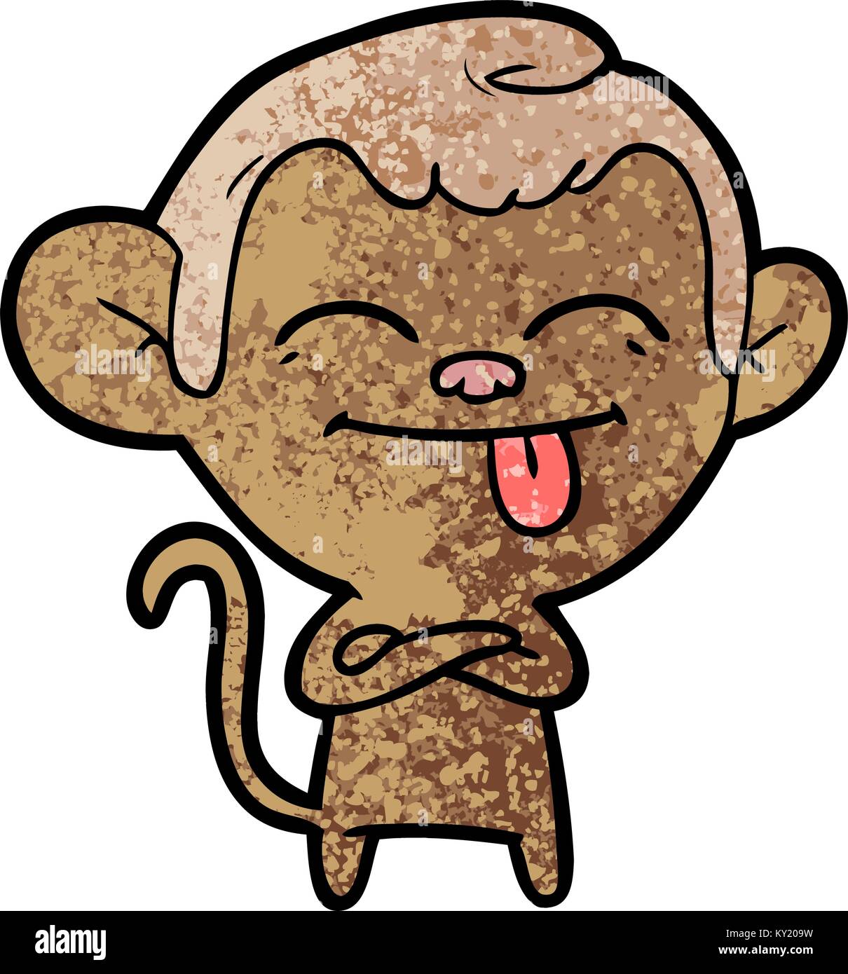 funny cartoon monkey Stock Vector Image & Art - Alamy