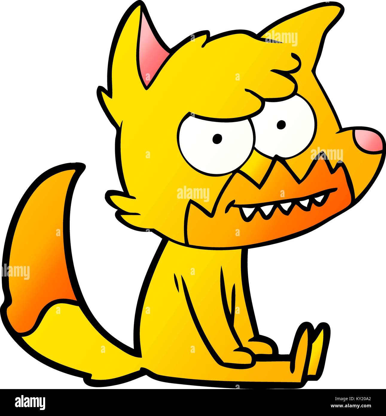 fox cartoon character Stock Vector Image & Art - Alamy