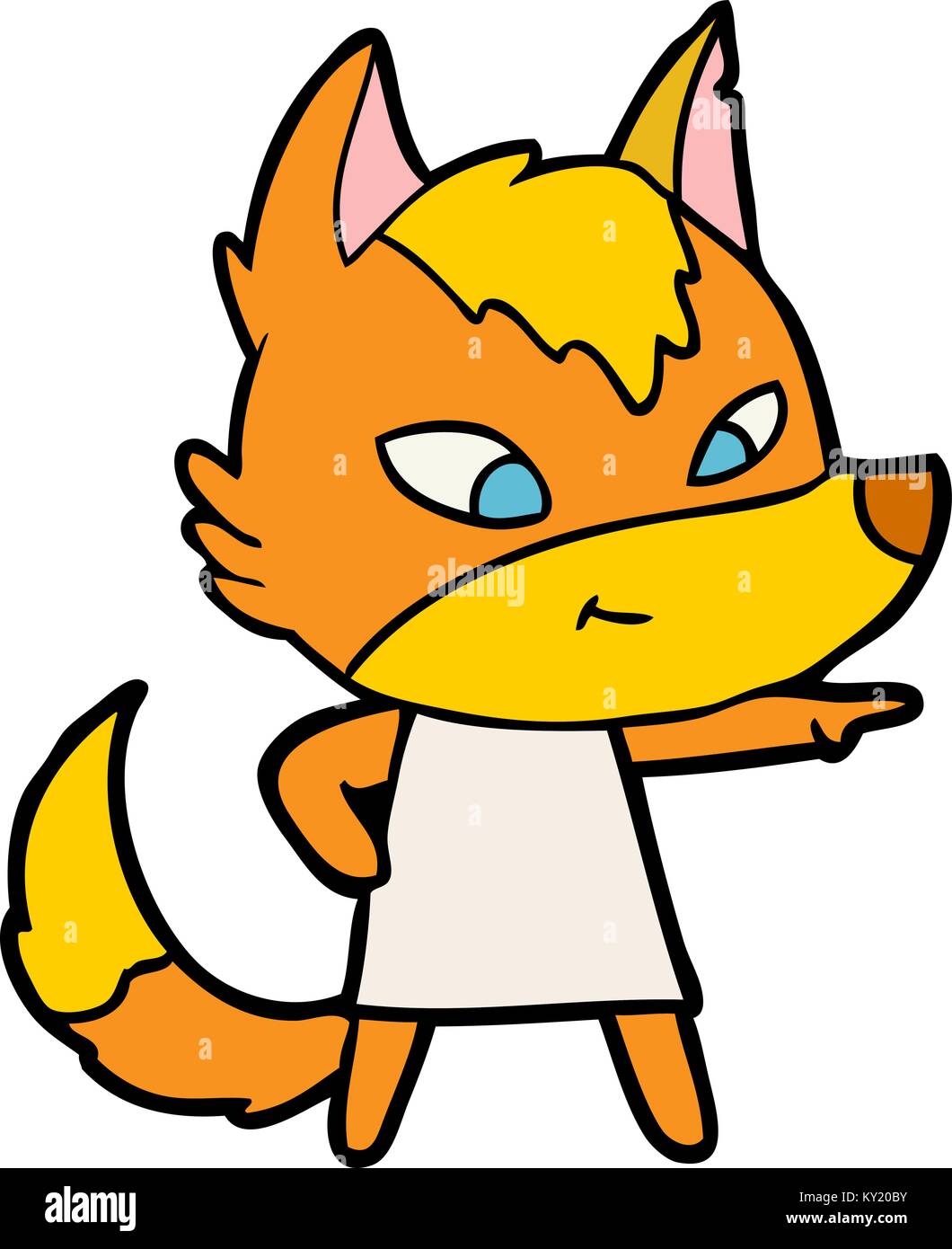 fox cartoon character Stock Vector Image & Art - Alamy