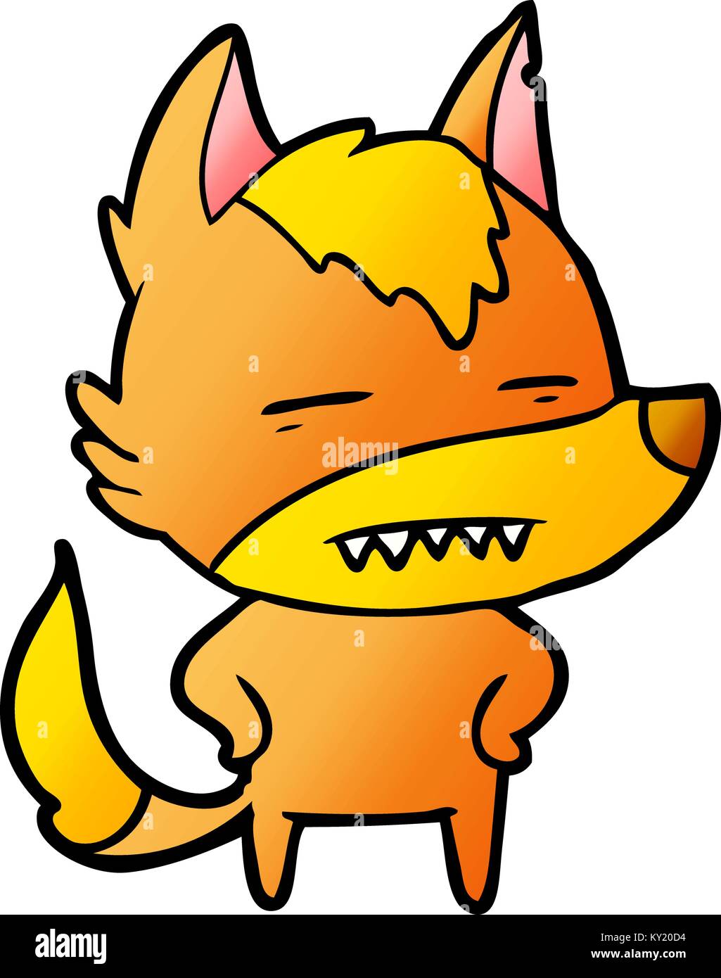 fox cartoon character Stock Vector Image & Art - Alamy