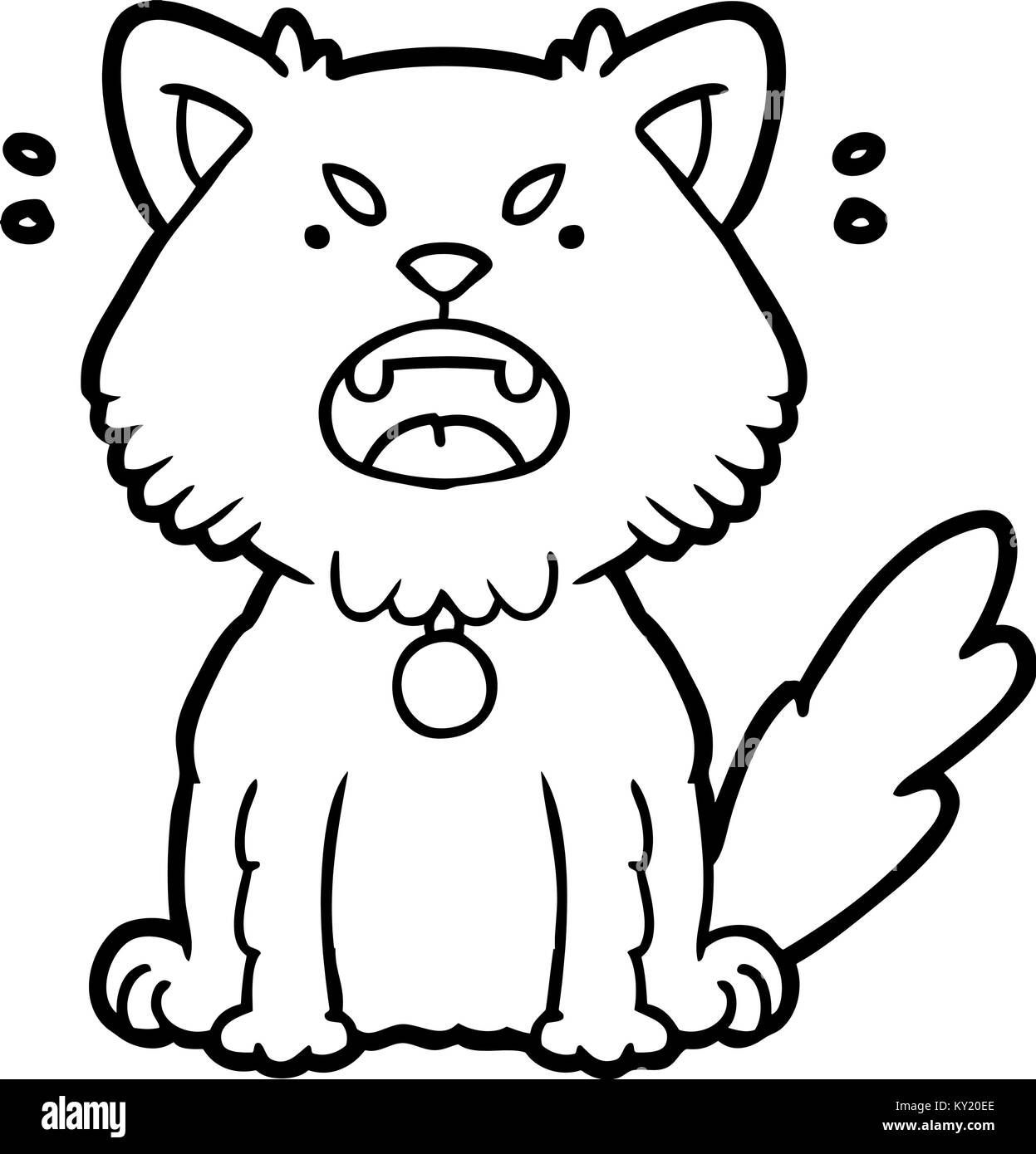 cartoon angry cat Stock Vector Image & Art - Alamy