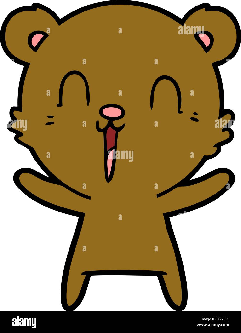 bear cartoon character Stock Vector Image & Art - Alamy