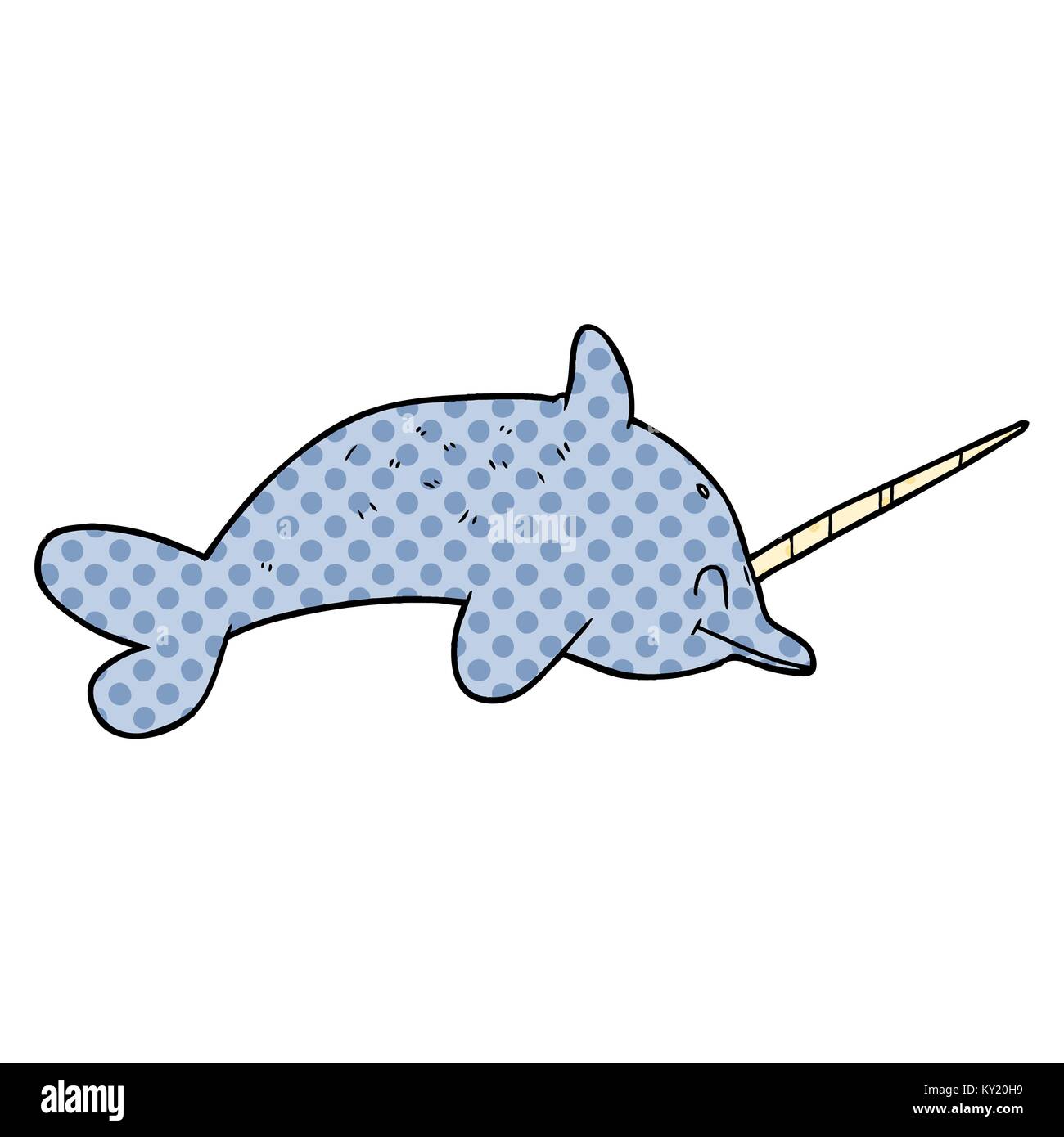 Narwhal Cartoon Cut Out Stock Images & Pictures - Alamy