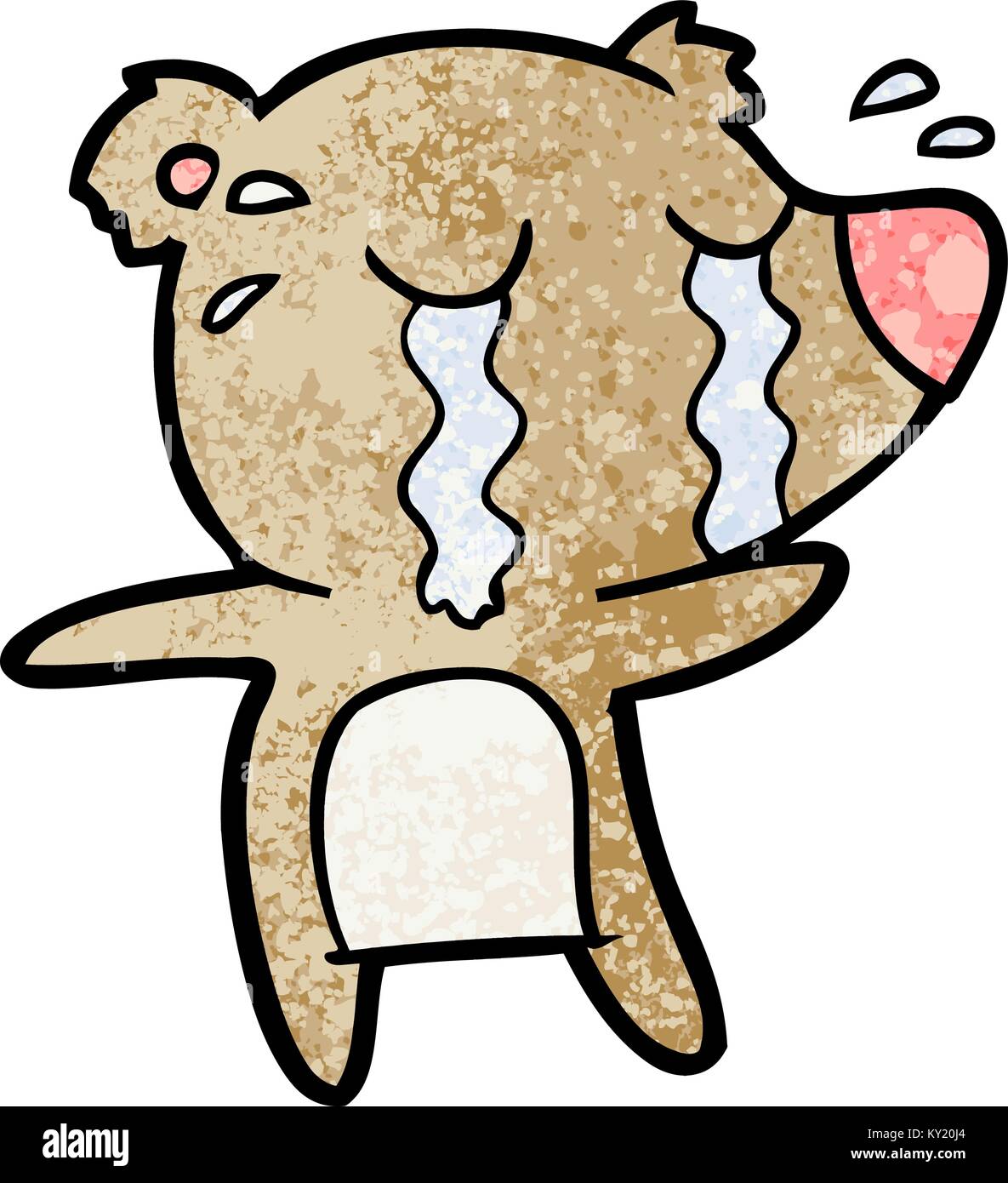 cartoon crying bear Stock Vector Image & Art - Alamy