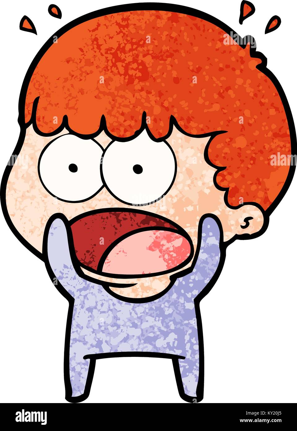 cartoon shocked man Stock Vector Image & Art - Alamy