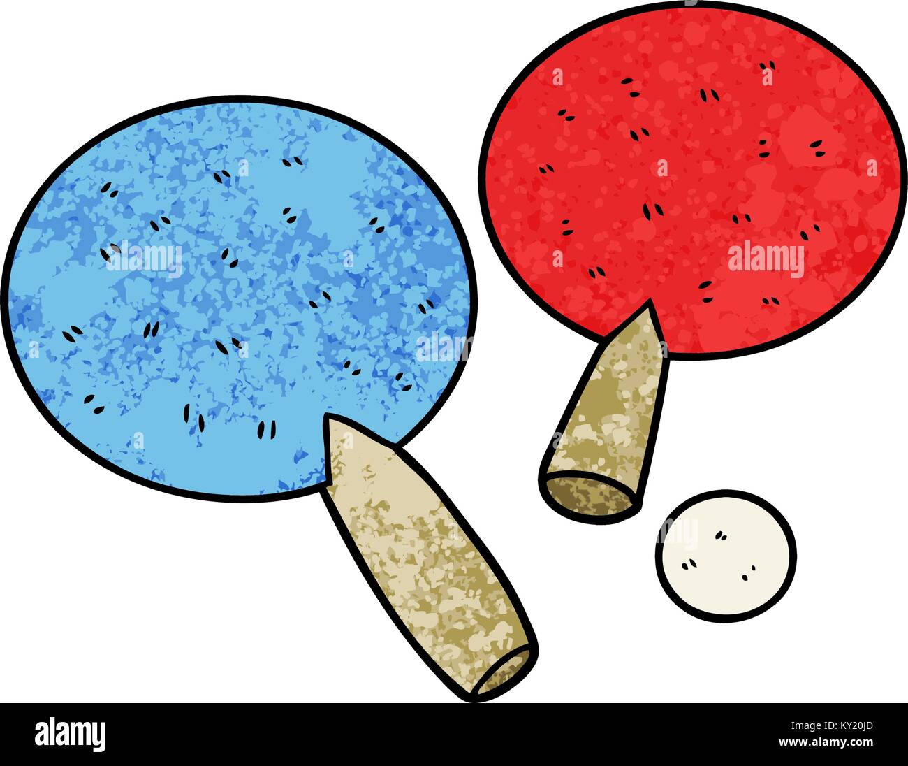 cartoon table tennis bats Stock Vector Image & Art - Alamy