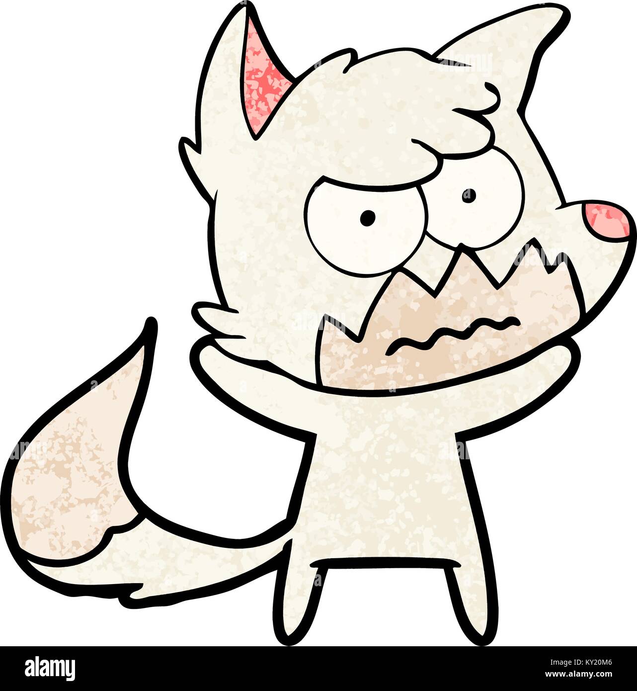 cartoon annoyed fox Stock Vector Image & Art - Alamy