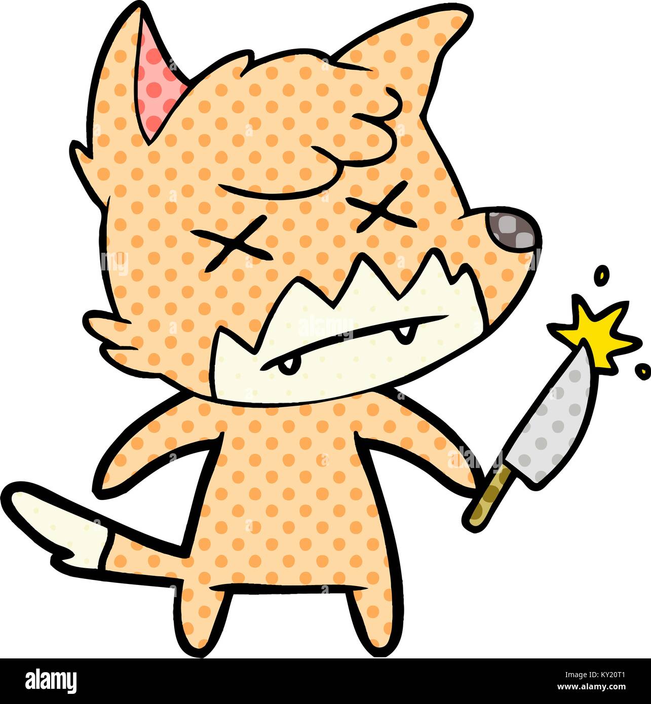 cartoon dead fox Stock Vector Image & Art - Alamy