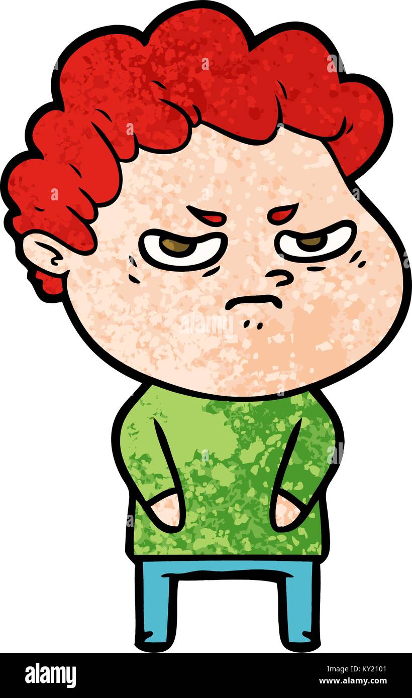 cartoon angry man Stock Vector Image & Art - Alamy