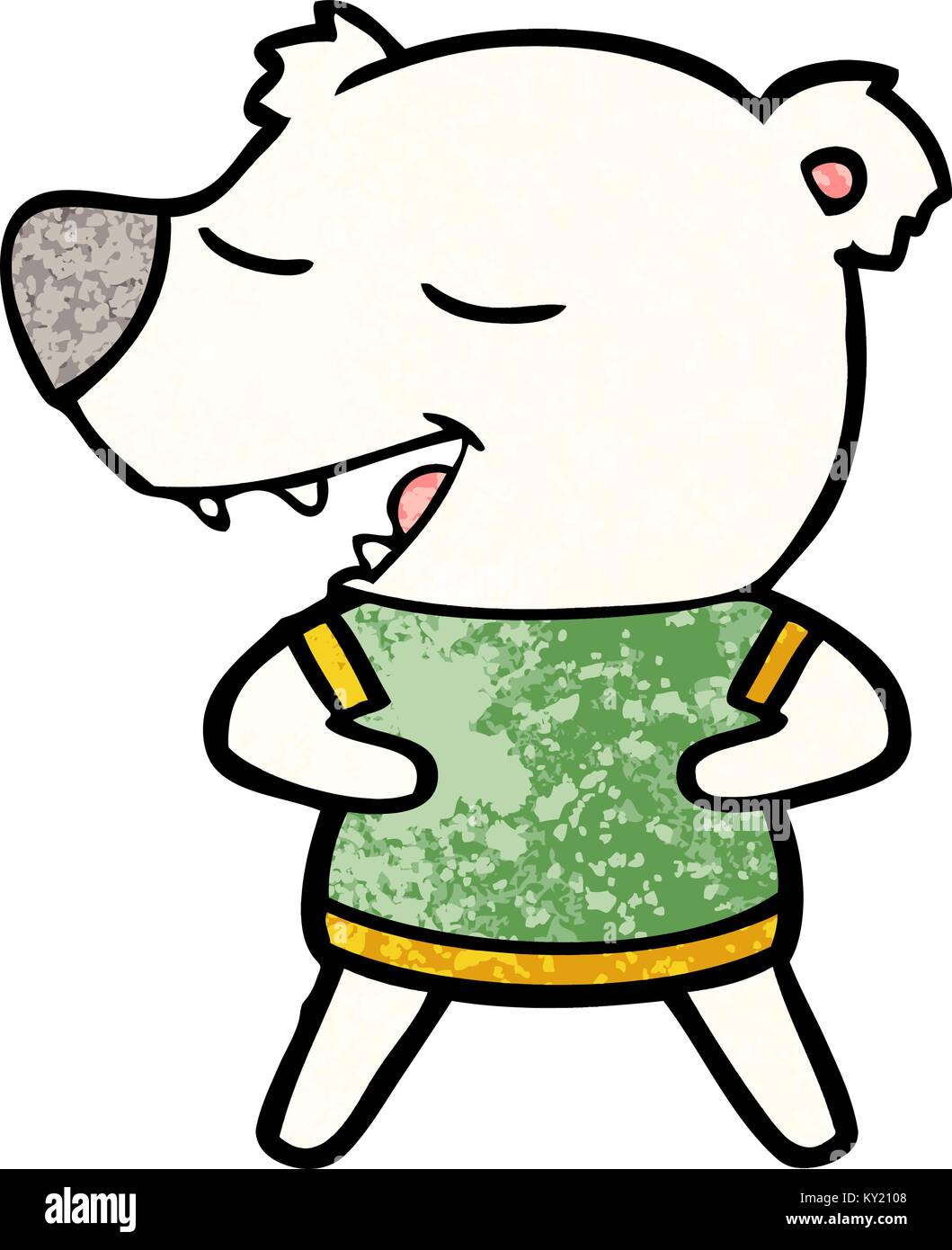 polar bear cartoon Stock Vector Image & Art - Alamy