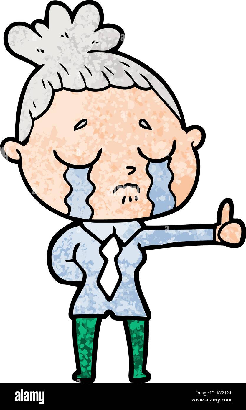 cartoon crying businesswoman Stock Vector Image & Art - Alamy