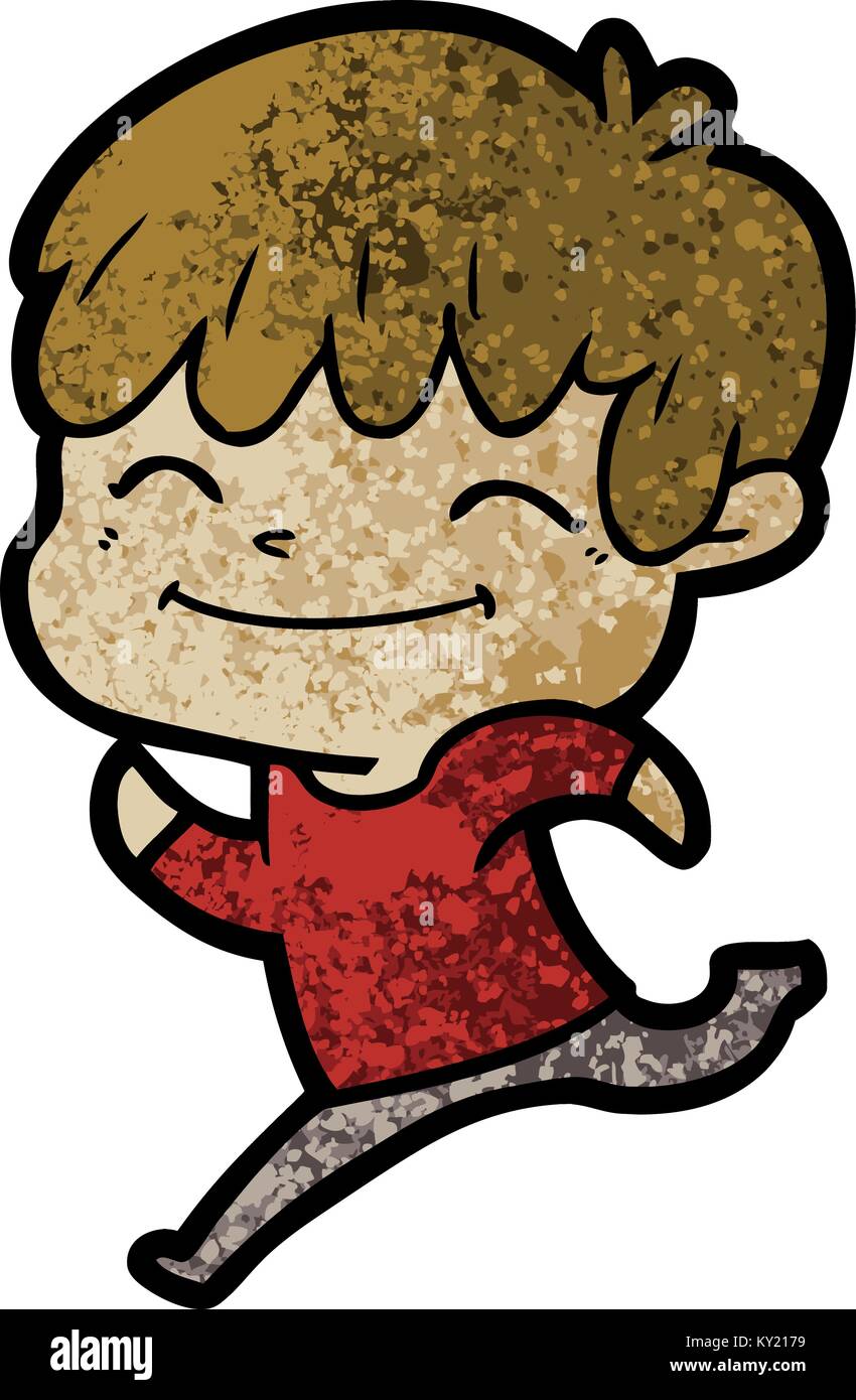 cartoon happy boy Stock Vector Image & Art - Alamy