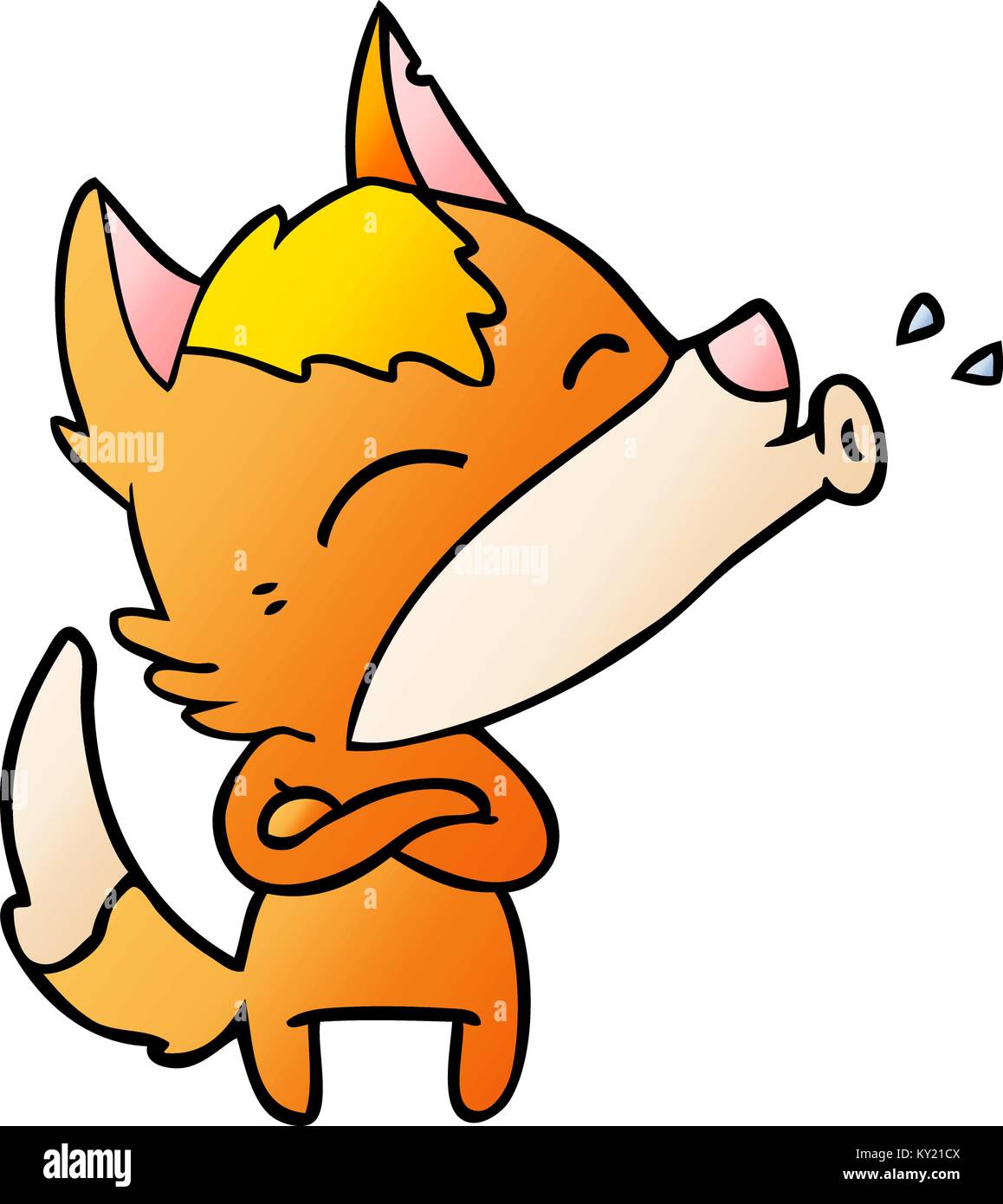 fox cartoon character Stock Vector Image & Art - Alamy