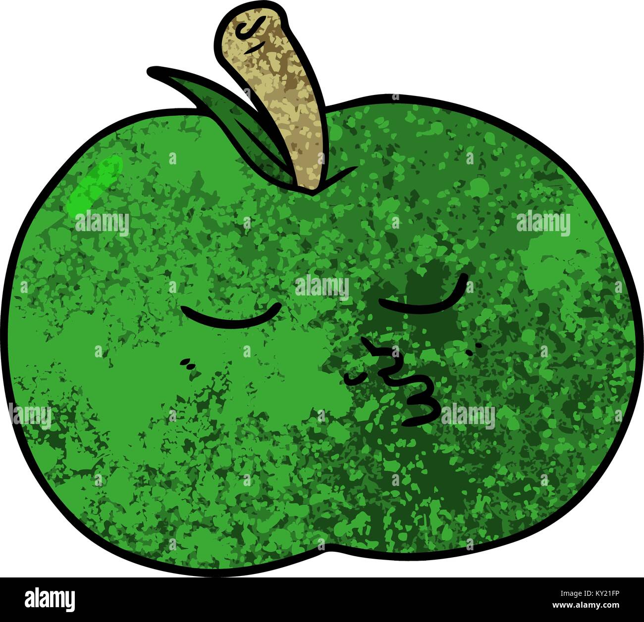 cartoon high quality apple Stock Vector Image & Art - Alamy