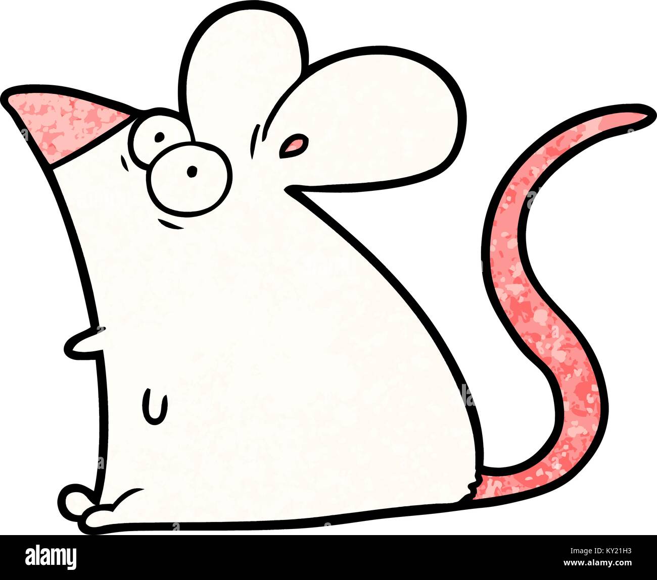 cartoon frightened mouse Stock Vector Image & Art - Alamy