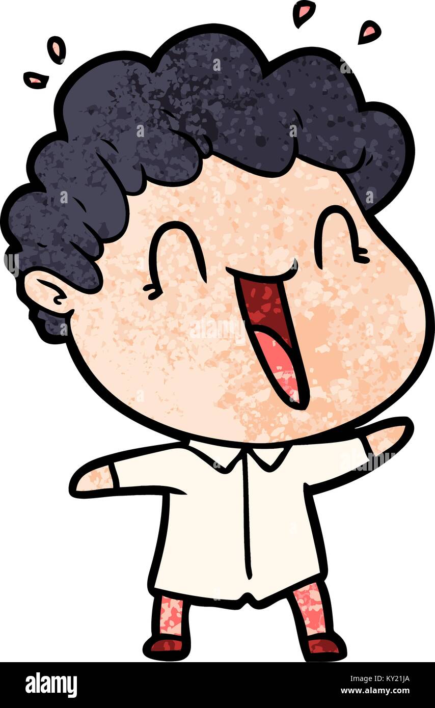 cartoon happy man Stock Vector Image & Art - Alamy