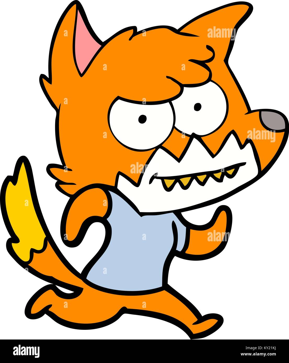 fox cartoon character Stock Vector Image & Art - Alamy