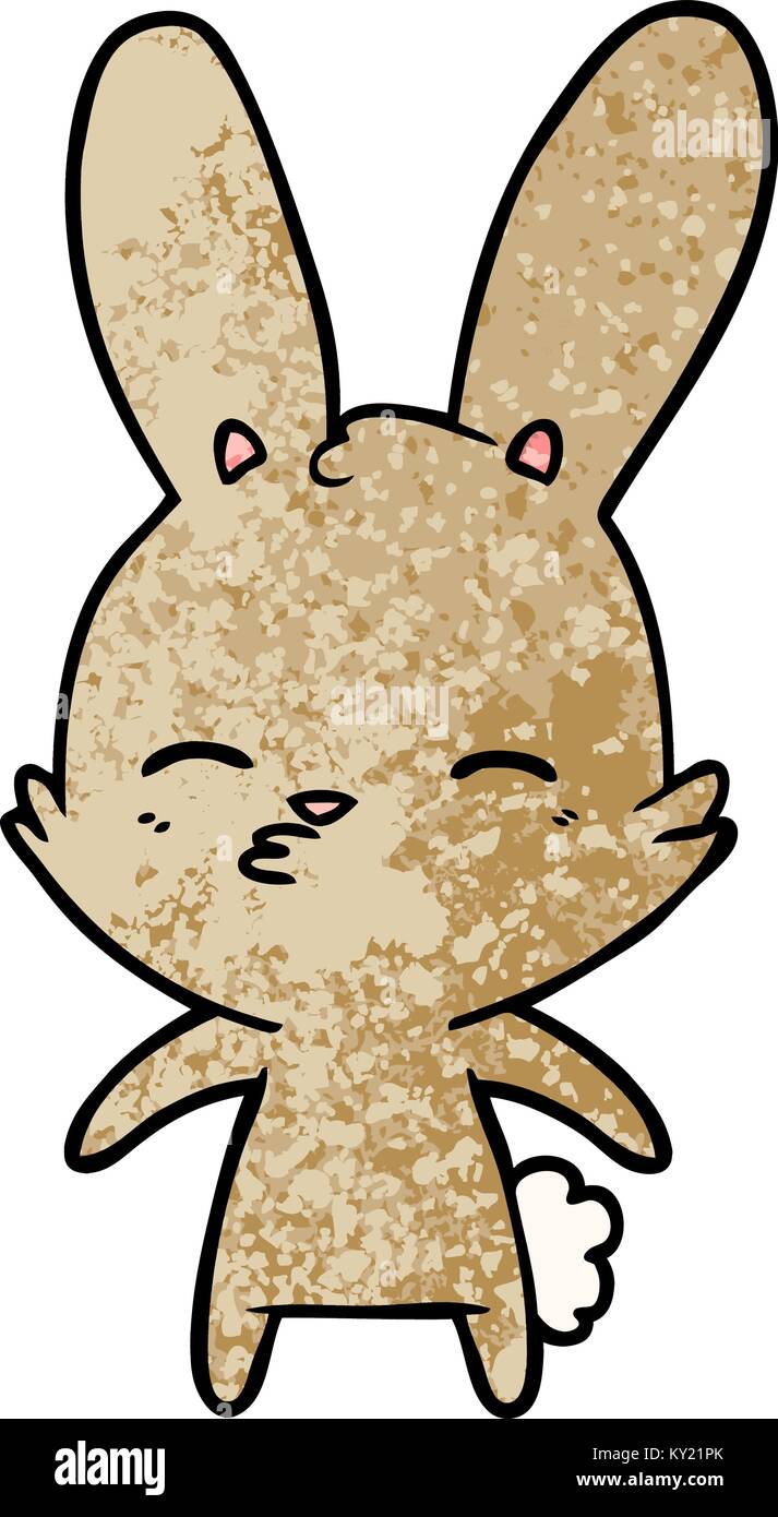 curious bunny cartoon Stock Vector Image & Art - Alamy