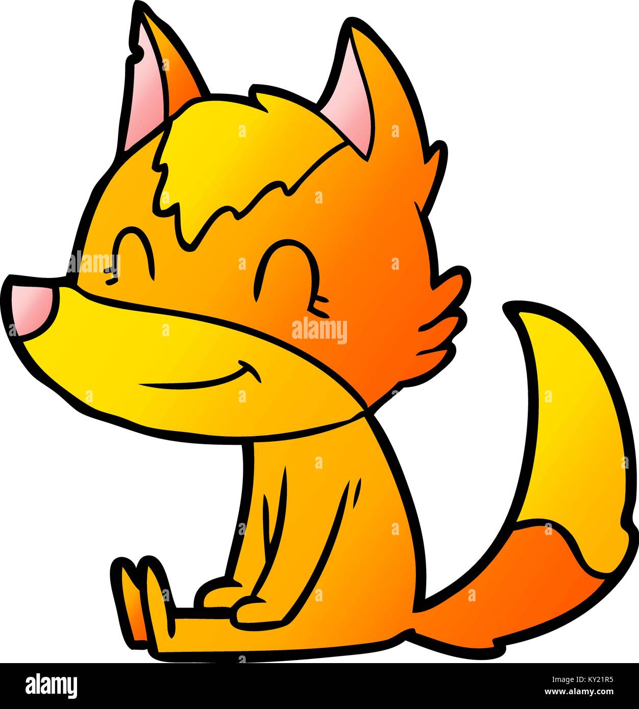 fox cartoon character Stock Vector Image & Art - Alamy