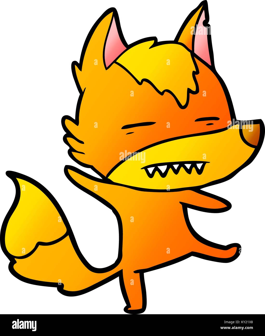 fox cartoon character Stock Vector Image & Art - Alamy