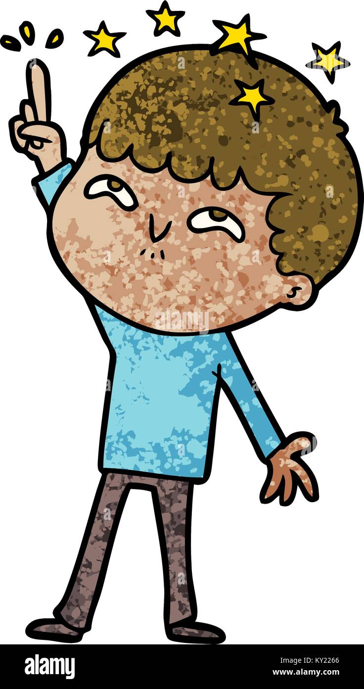 cartoon amazed boy Stock Vector Image & Art - Alamy