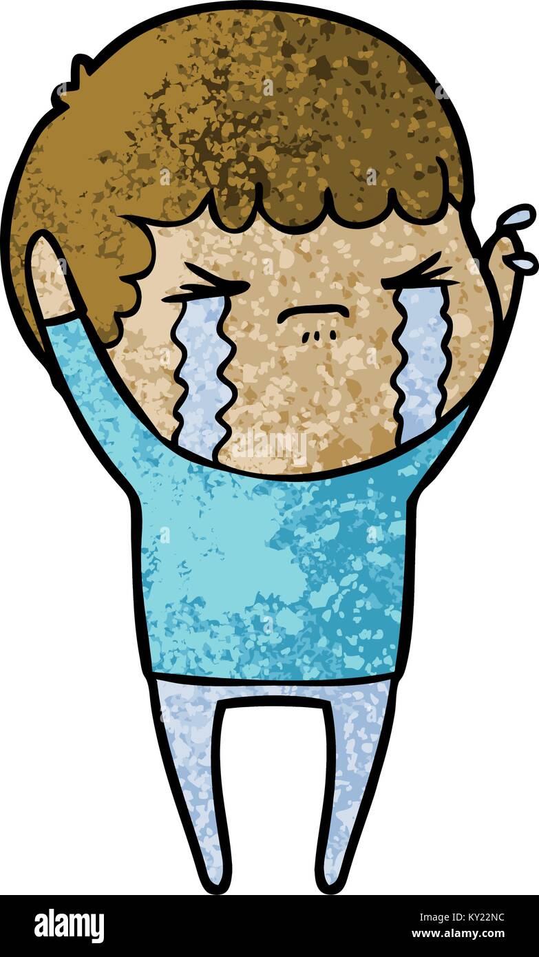 cartoon man crying Stock Vector Image & Art - Alamy