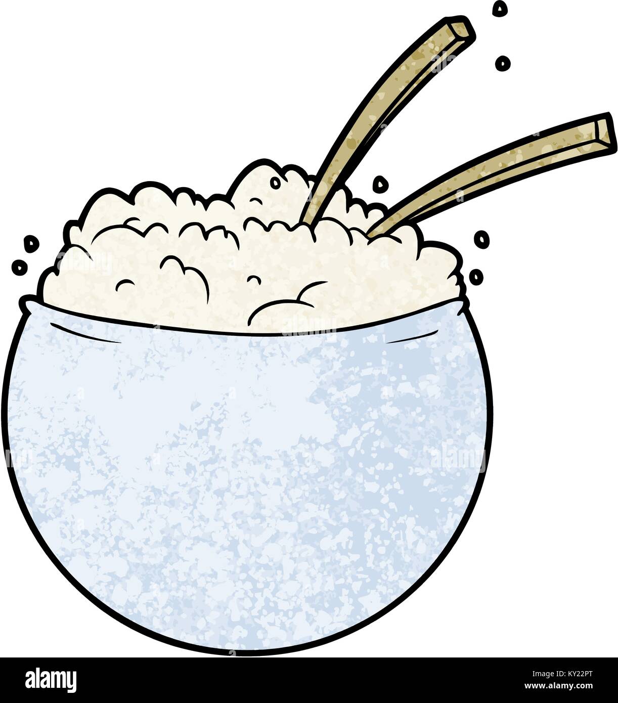 cartoon bowl of rice Stock Vector Image & Art - Alamy