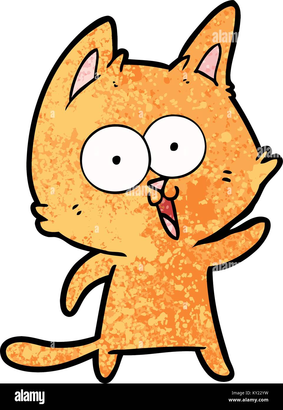 funny cartoon cat Stock Vector Image & Art - Alamy
