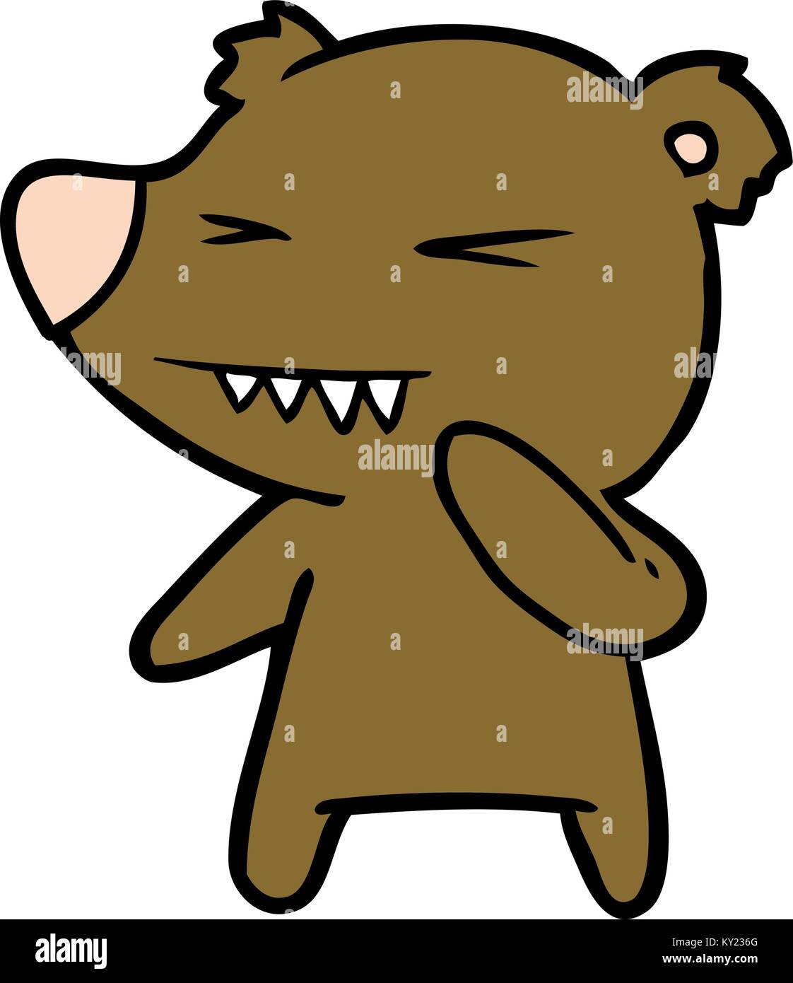 bear cartoon character Stock Vector Image & Art - Alamy