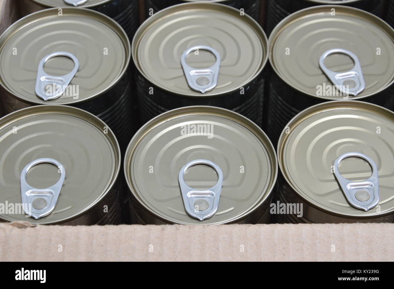 can food in the box Stock Photo - Alamy