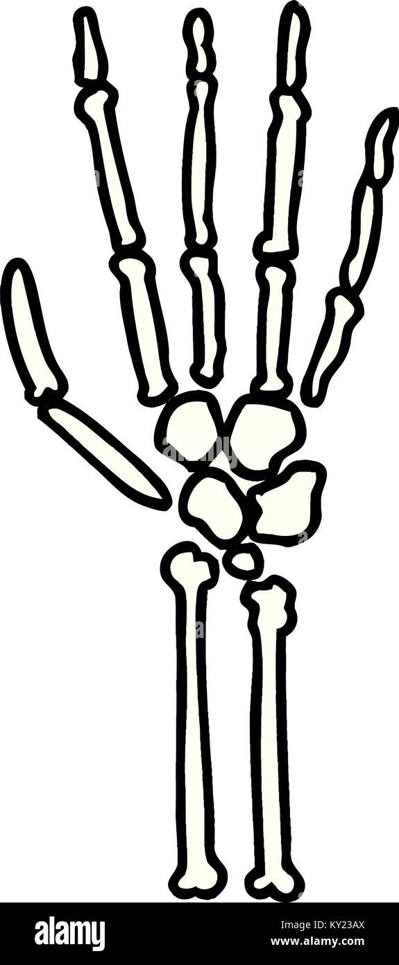 cartoon skeleton hand Stock Vector Image & Art - Alamy