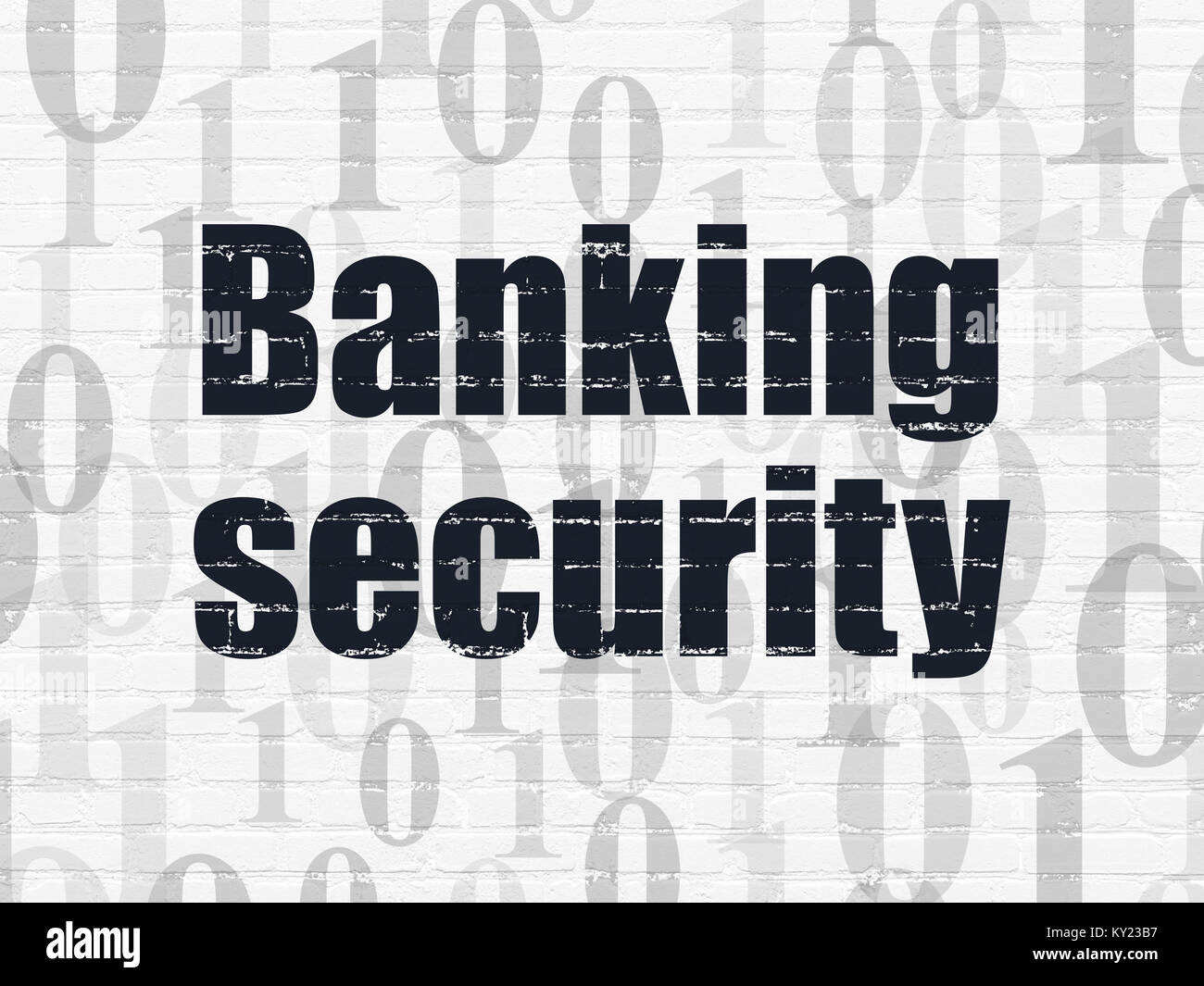 Privacy concept: Banking Security on wall background Stock Photo - Alamy