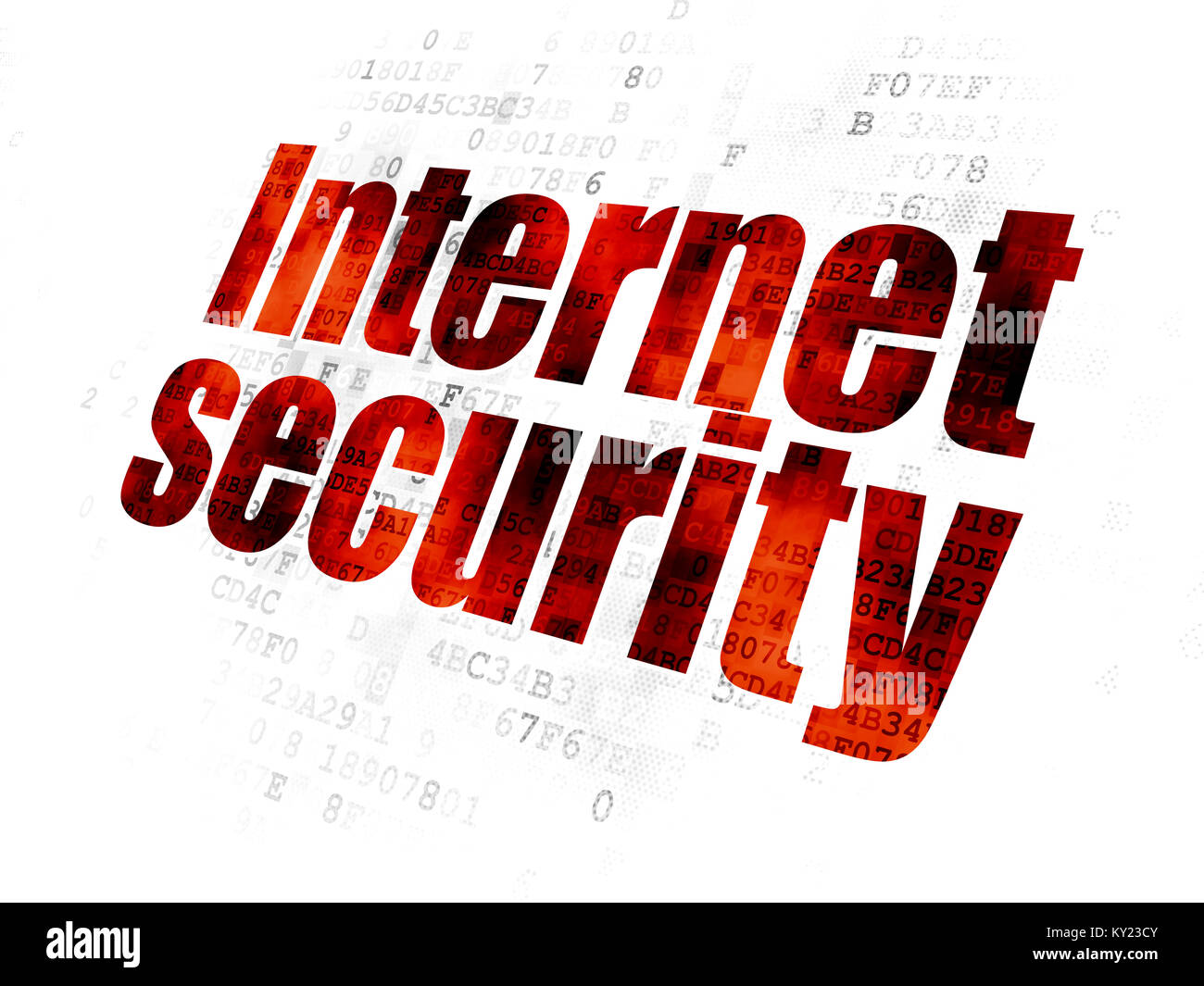Privacy concept: Internet Security on Digital background Stock Photo ...