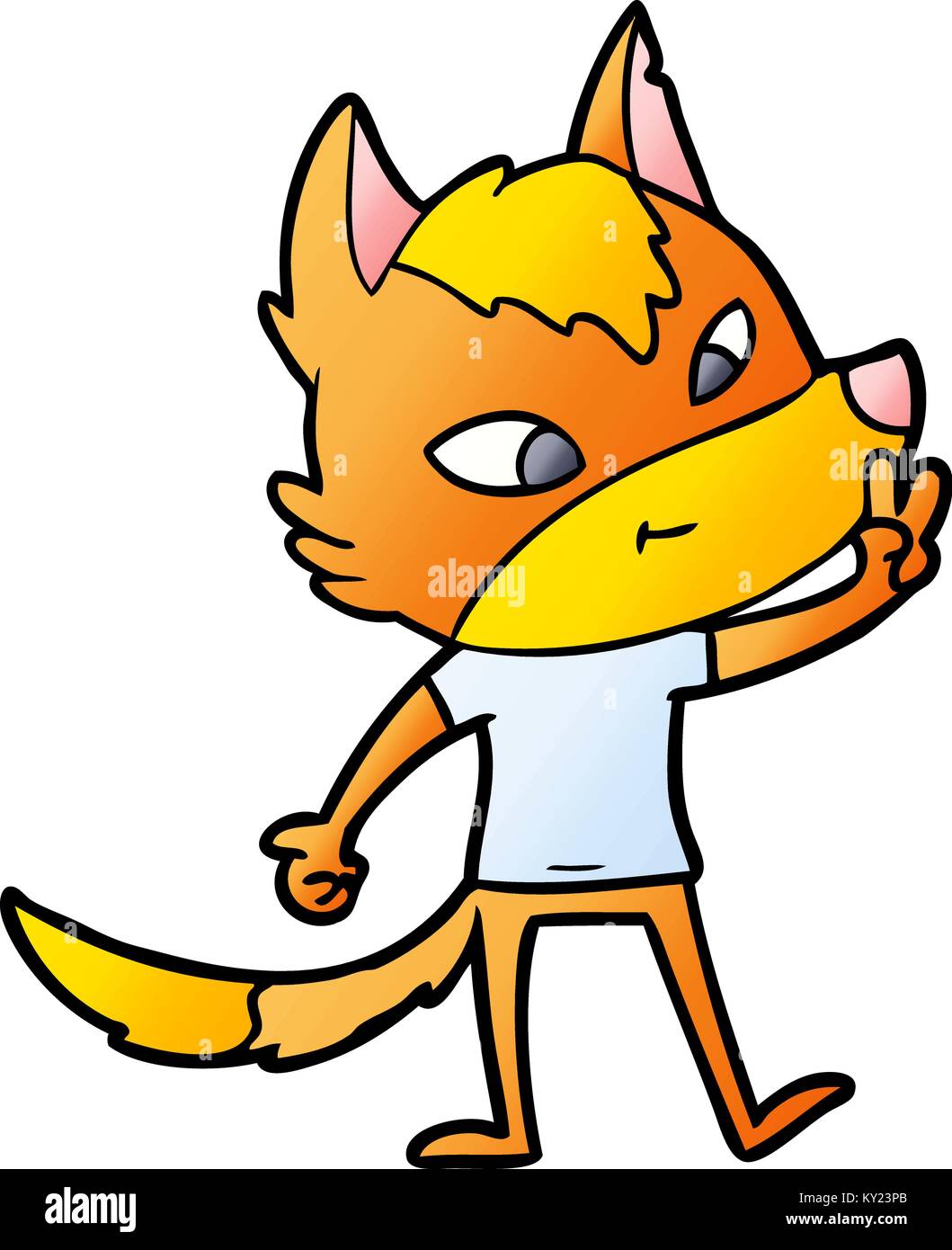 fox cartoon character Stock Vector Image & Art - Alamy