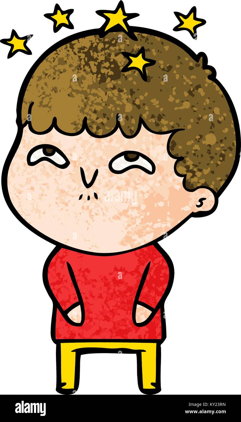 cartoon amazed boy Stock Vector Image & Art - Alamy