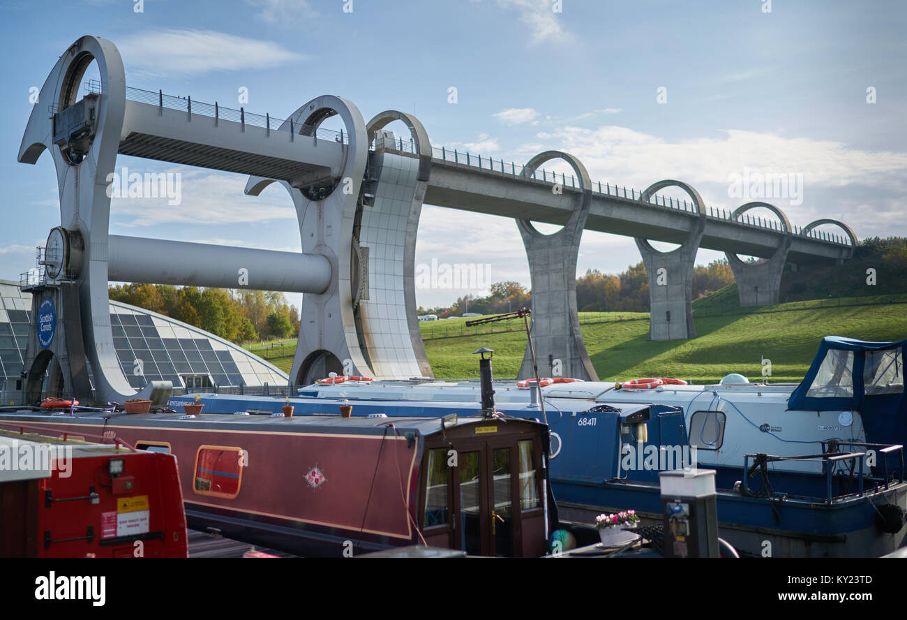 Forth and clyde canal barge hi-res stock photography and images - Alamy