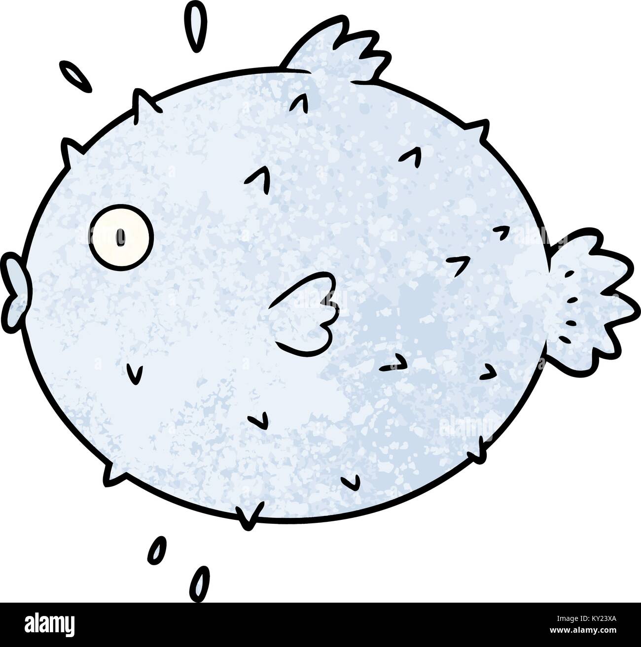 cartoon puffer fish Stock Vector Image & Art - Alamy