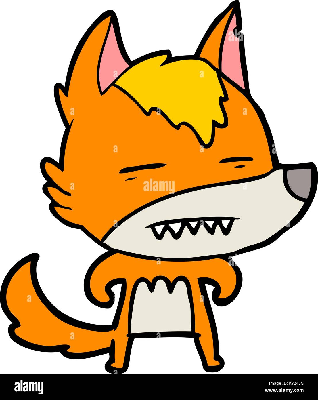 fox cartoon character Stock Vector Image & Art - Alamy