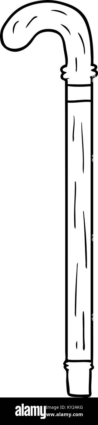 cartoon walking stick Stock Vector Image & Art - Alamy