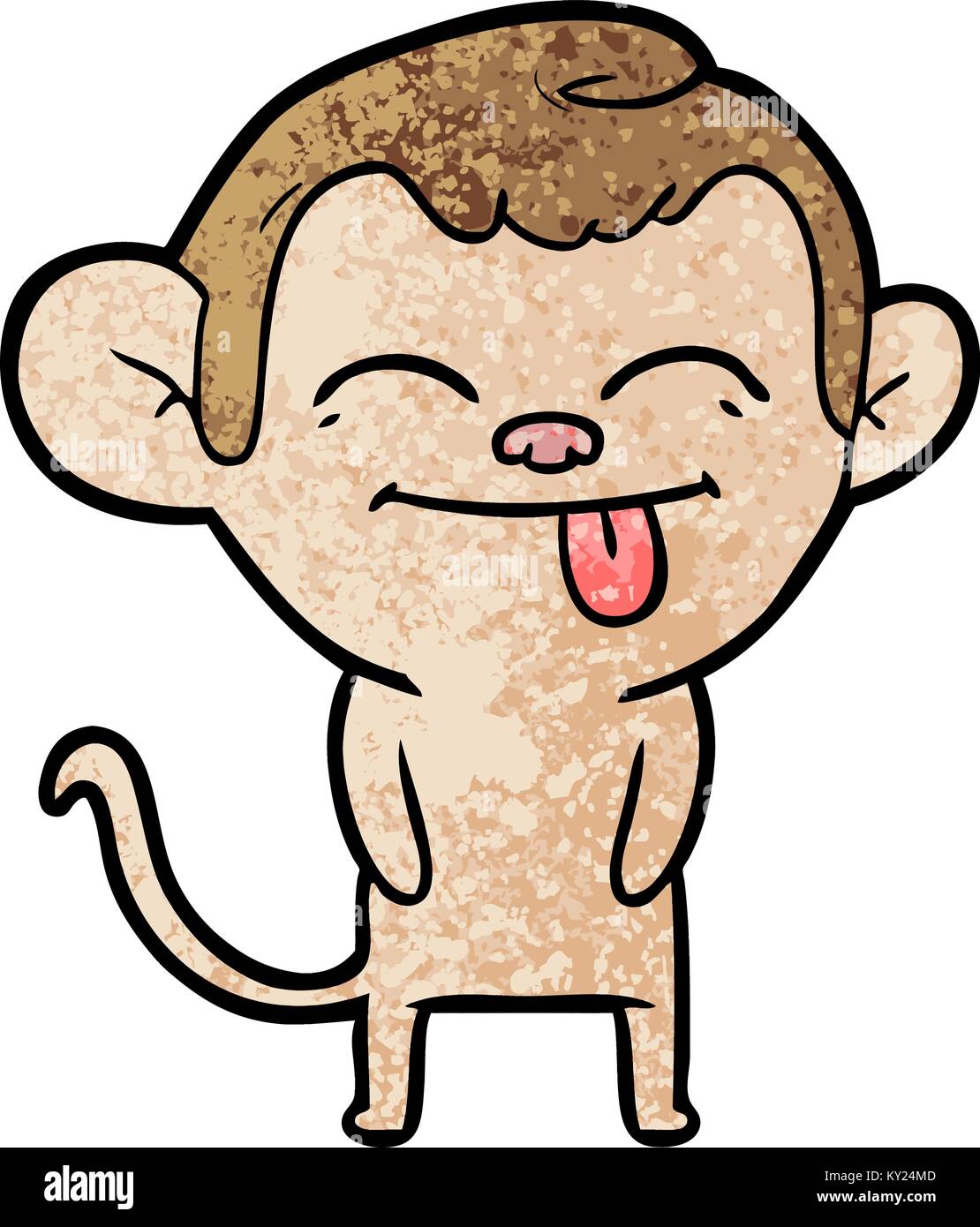 funny cartoon monkey Stock Vector Image & Art - Alamy