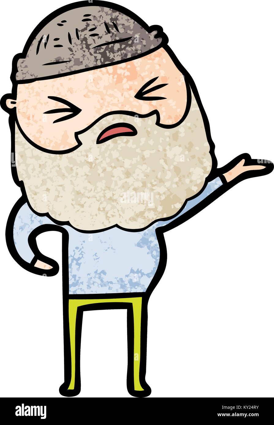 cartoon man with beard Stock Vector Image & Art - Alamy