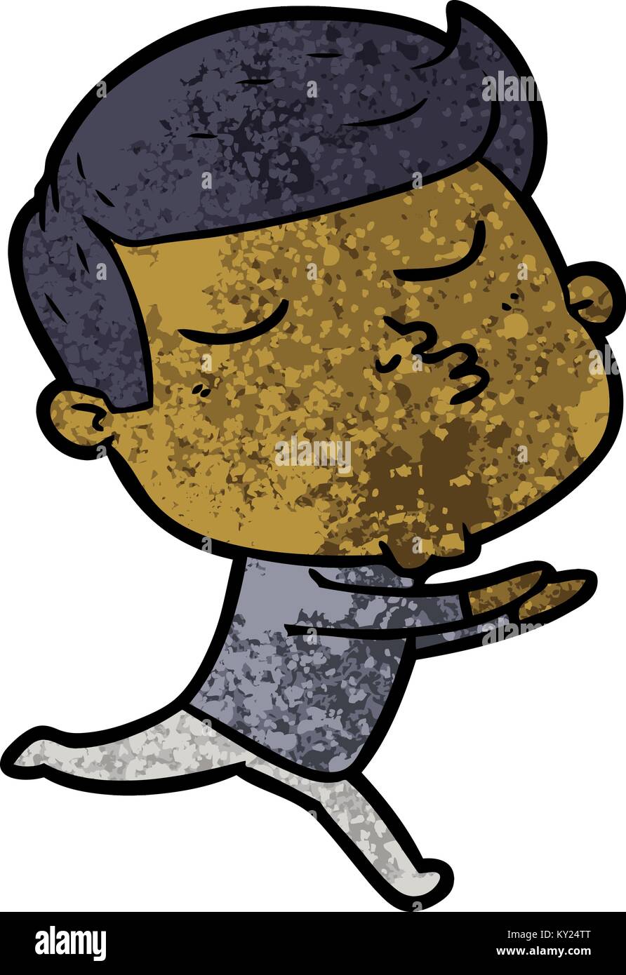 cartoon model guy pouting Stock Vector Image & Art - Alamy