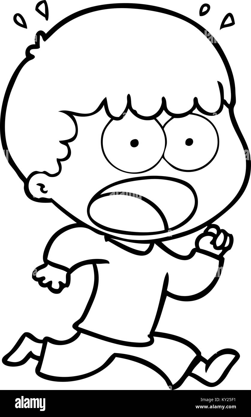 Scared People Drawing