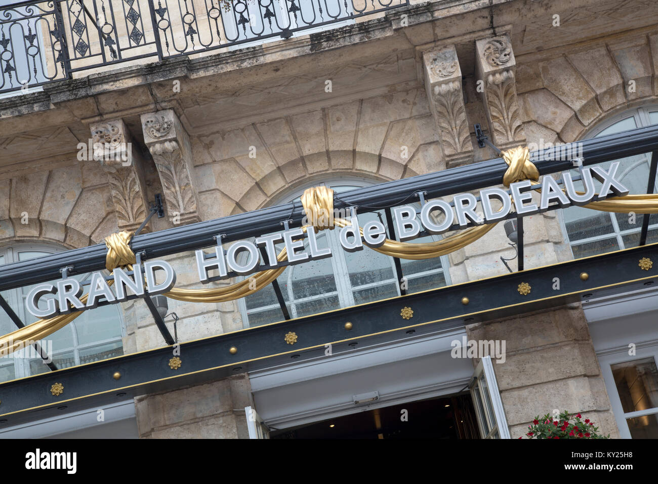 Grand Hotel, Comedie Square, Bordeaux; France Stock Photo - Alamy