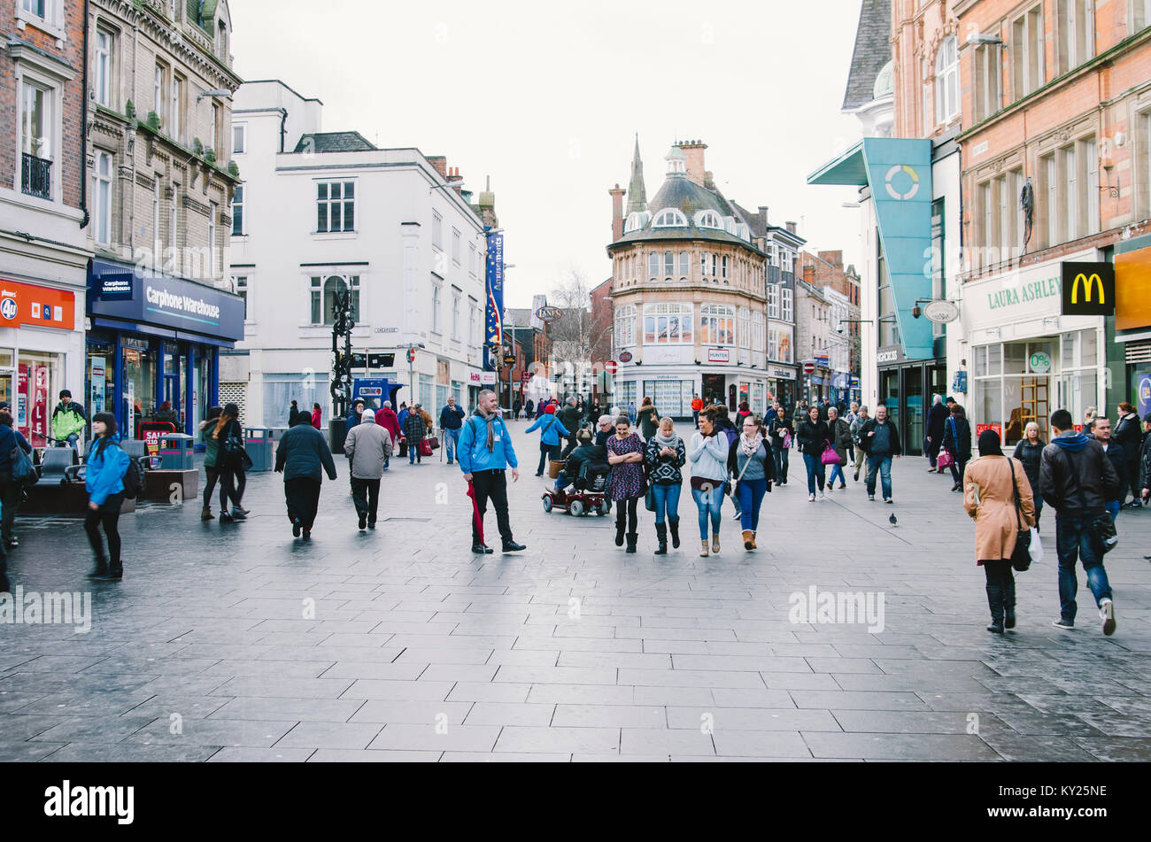 Leicester city center hi-res stock photography and images - Alamy