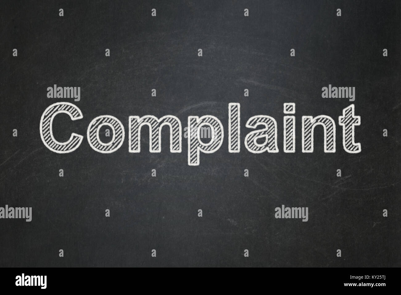 Law concept: Complaint on chalkboard background Stock Photo - Alamy