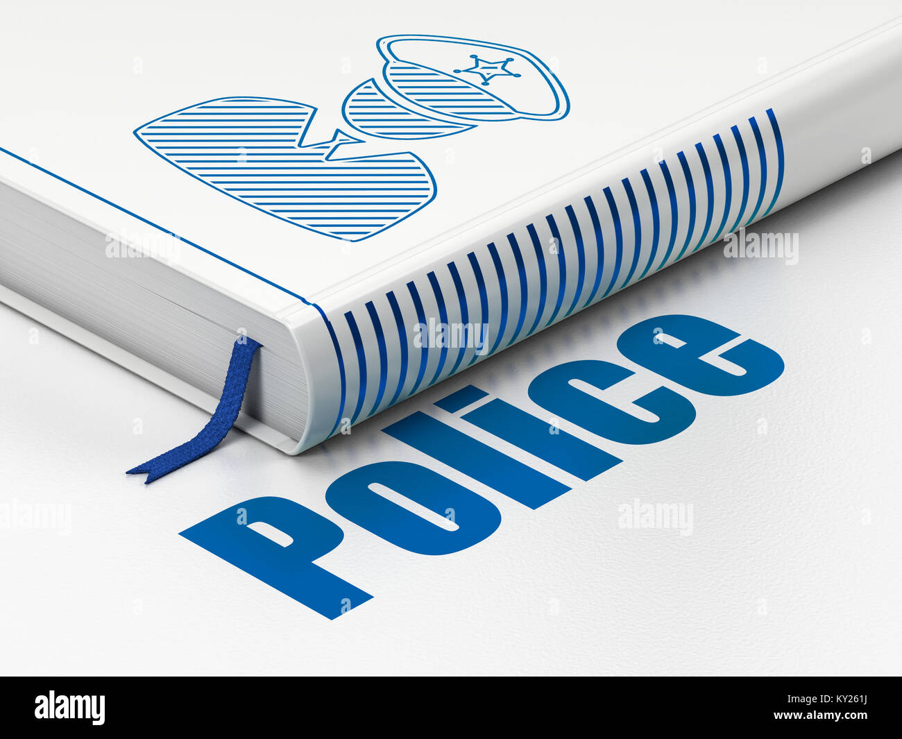 Law concept: book Police, Police on white background Stock Photo - Alamy