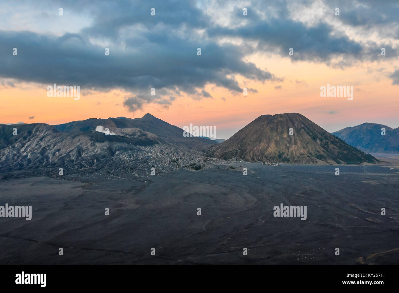 Sunrise in Mount Bromo on Java Island, Indonesia Stock Photo - Alamy